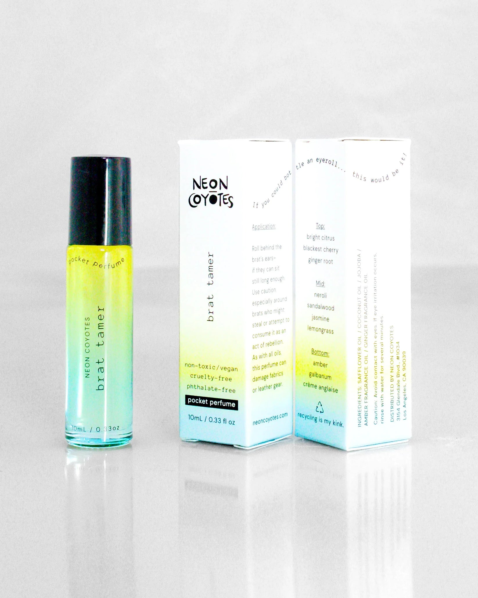 Brat Tamer | Luxury Roll-On Perfume | Citrus & Amber | Vegan | Non ...
